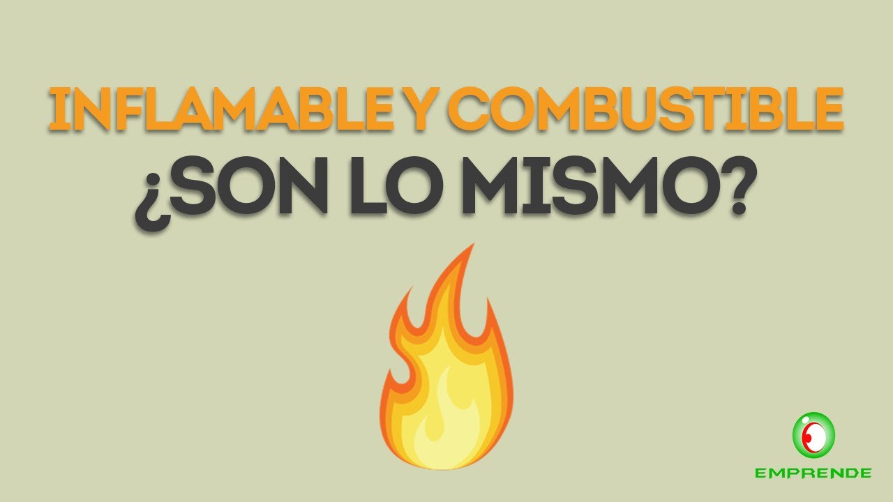 ¿Material Inflamable y combustible? - YouTube