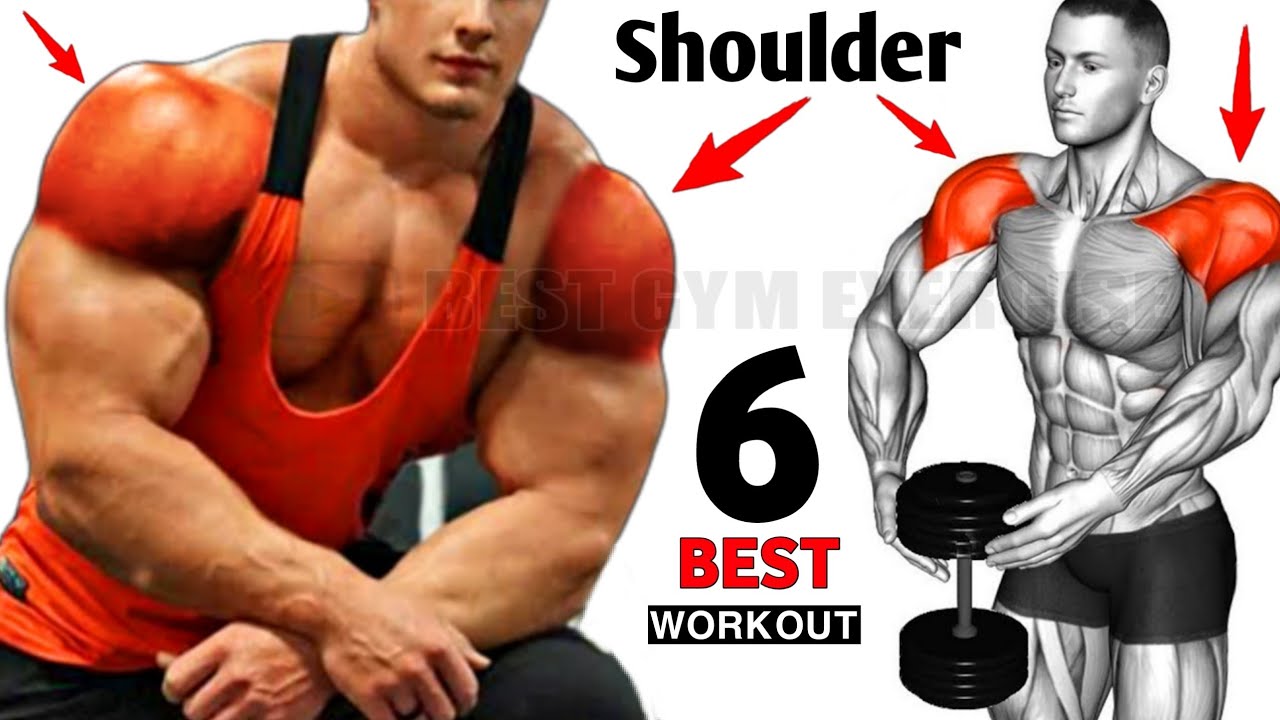 6 Fastest Effective Shoulder Exercises - SHOULDER WORKOUT - YouTube