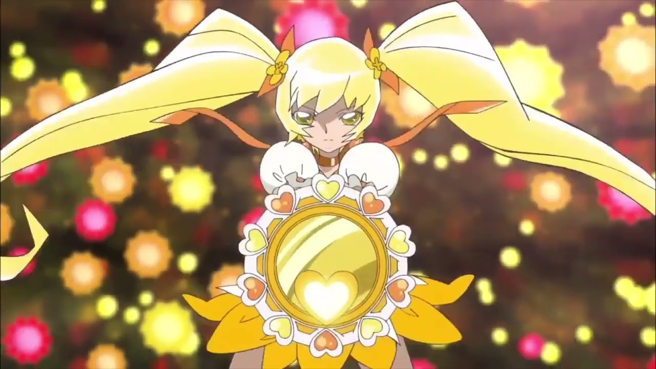 [1080p] Gold Forte Burst! (Cure Sunshine Attack) - YouTube