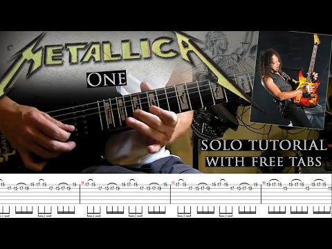 Metallica - One guitar solo lesson (with tablatures and backing tracks)