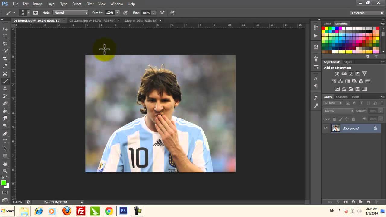 Lesson 3 ways to open image in photoshop - YouTube
