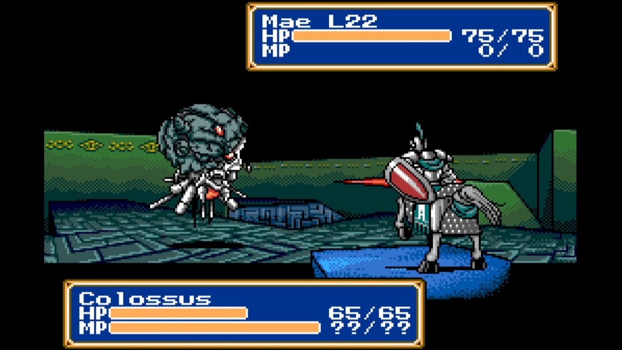 [SEGA Genesis] Shining Force Walkthrough [48] - Colossus Battle - YouTube