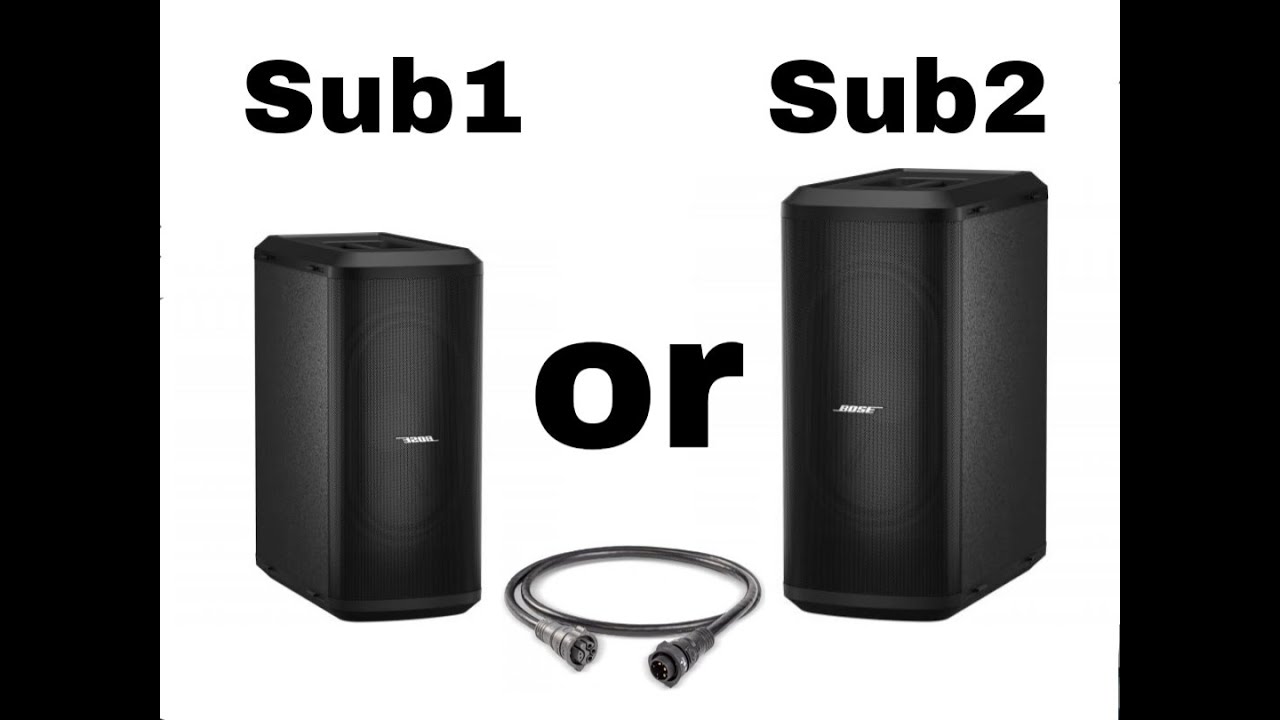 BOSE Pro32 SUB1 or SUB2? - YouTube