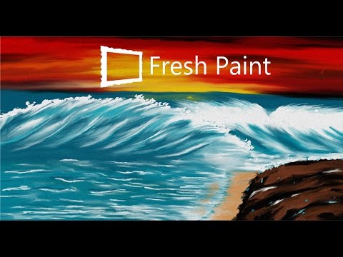 DIGITAL PAINTING WITH FRESH PAINT APP. SERIES 16 - YouTube