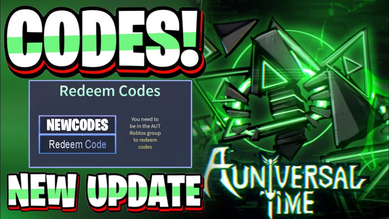*NEW* ALL WORKING DELTA UPDATE 5.0 CODES FOR A UNIVERSAL TIME 2025 ...