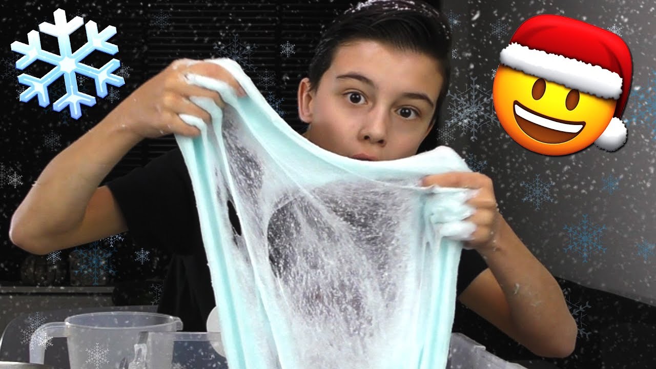 SNEEUW SLIJM MAKEN !! - YouTube