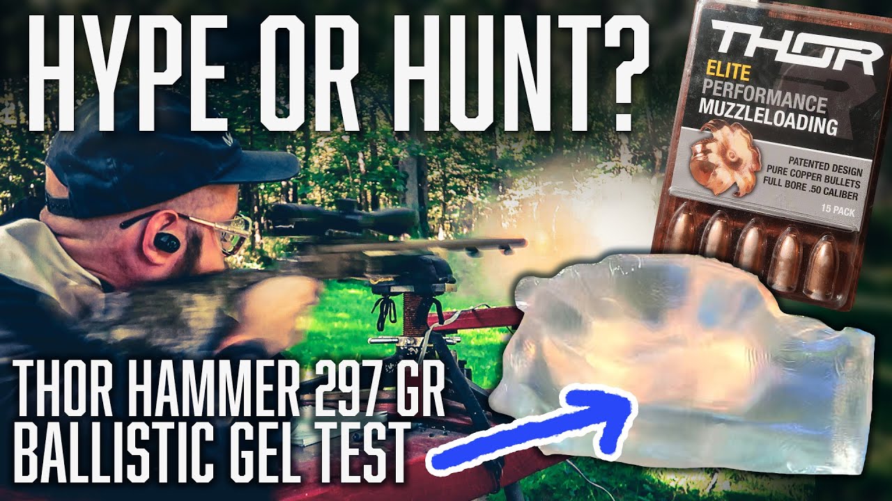 How effective are the THOR HAMMER Muzzleloader Bullets? | 100-yard ...