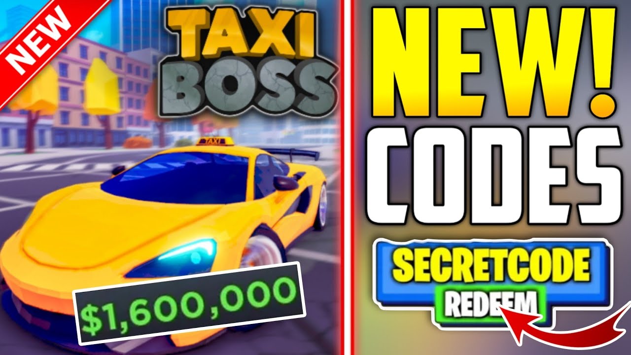 🚨NEW UPDATE🚨CODES - TAXI BOSS CODES - TAXI BOSS CODE 2023 - TAXI BOSS ...