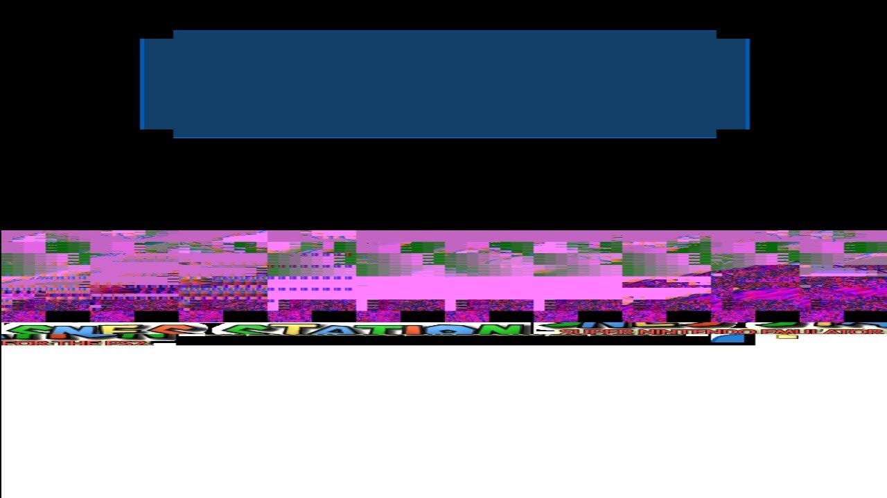 PS2 SNES STATION v0.2.6c Mod Corruption #1 (Play! PS2 Emulator) - YouTube