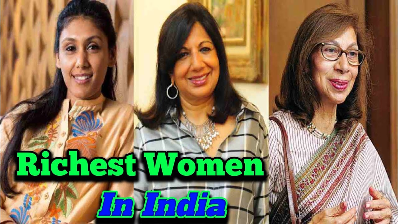 Top 10 highest wealth list in indian women || top 10 richest woman in ...