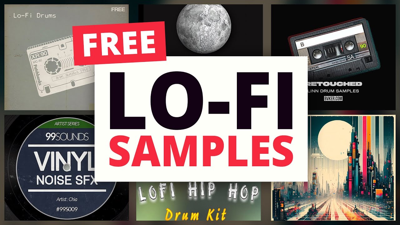 900 Free Lo-Fi Samples & Free Lo-Fi Sample Packs - YouTube