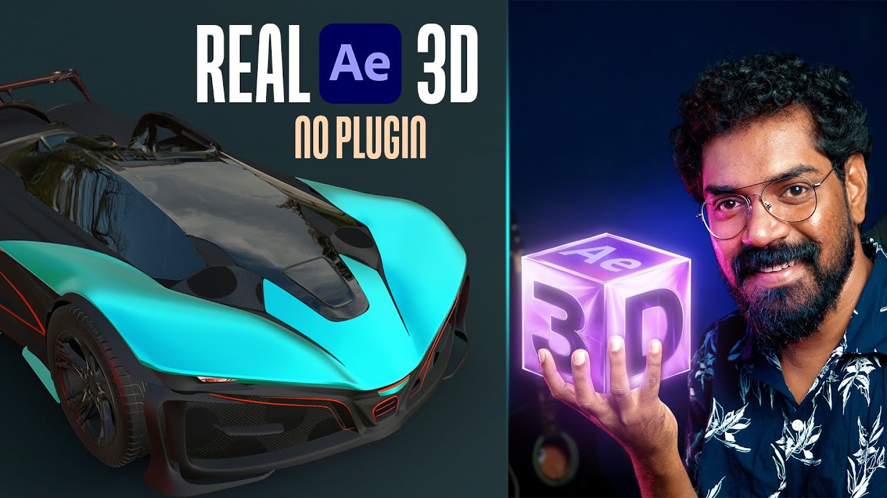 NEW അടിപൊളി 3D Features in After Effects | 3D Object and HDRI Lighting ...