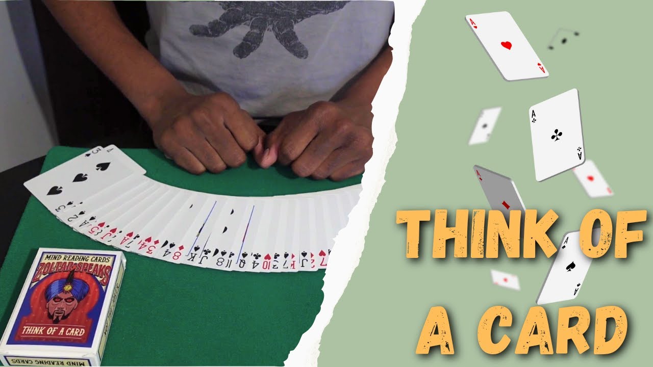 Card Trick Think Of Any Card - YouTube