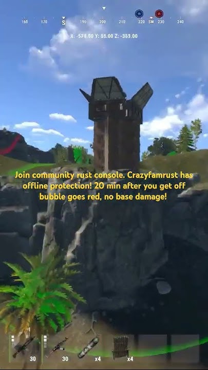 Join Crazyfamrust with offline protection bot! #customservers #rustconsole #rust - YouTube