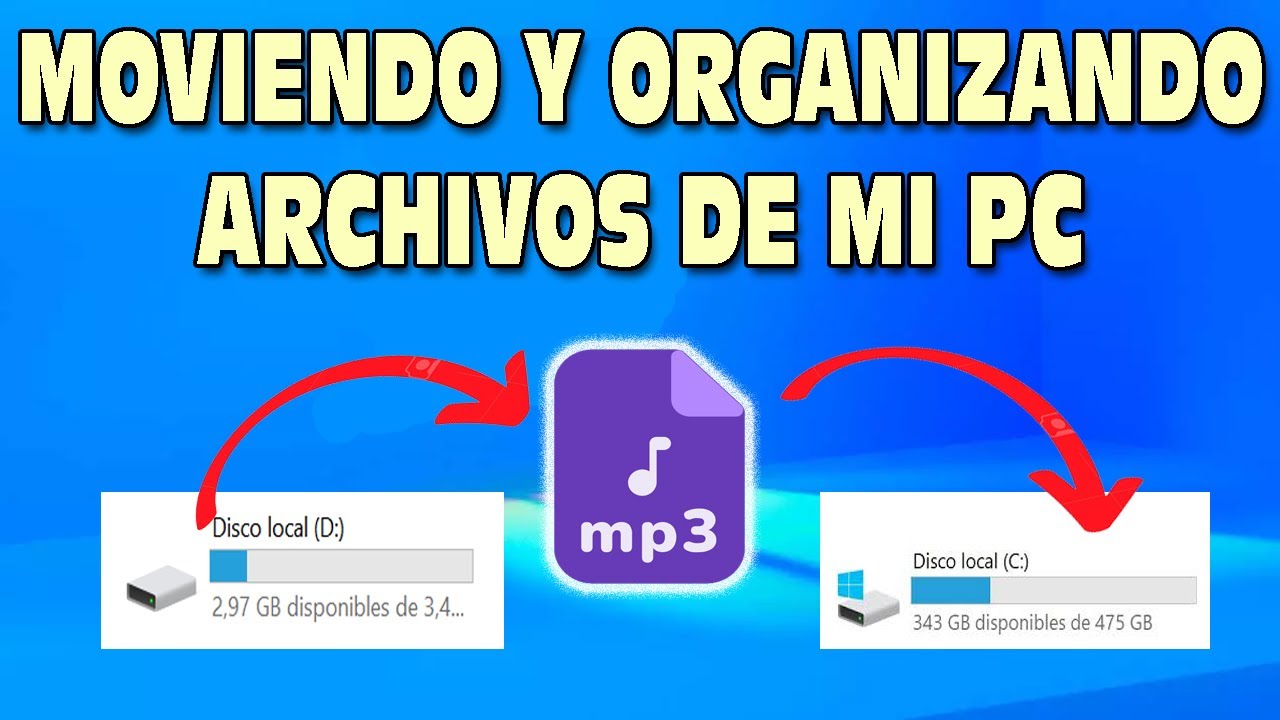 Como organizar archivos en la computadora | Computacion basica - YouTube