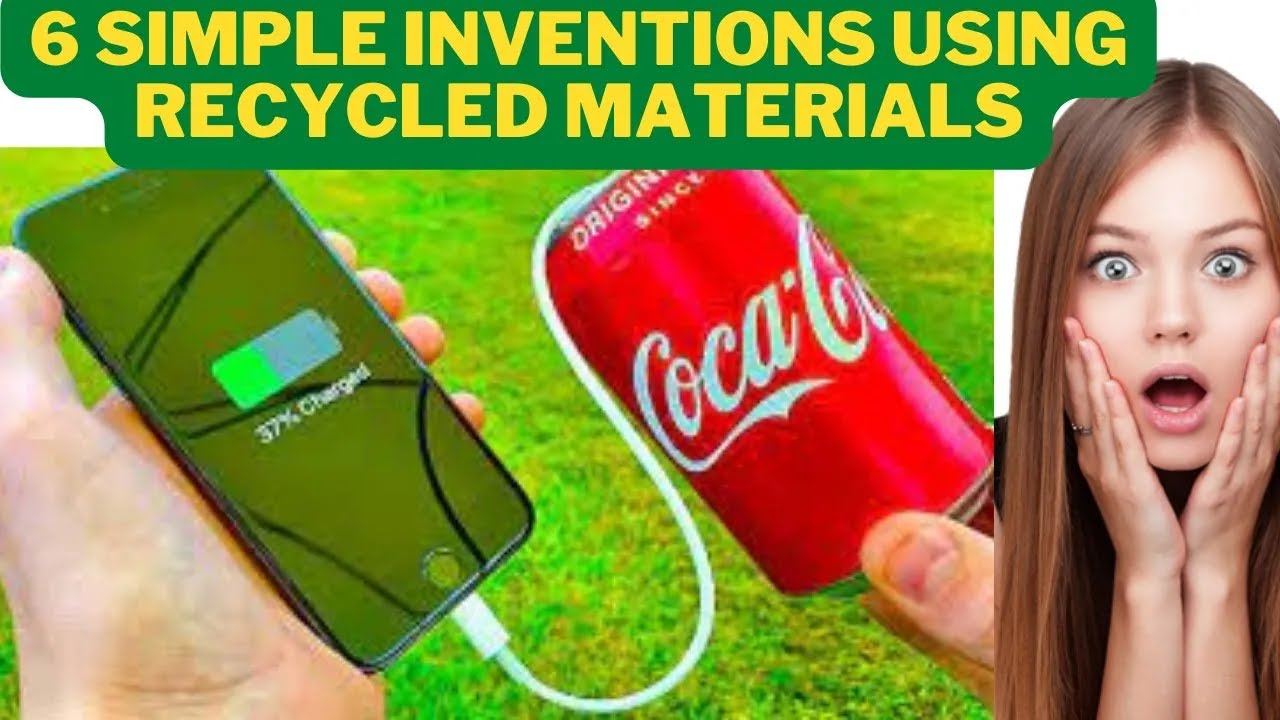 6 Simple Inventions Using Recycled Materials - YouTube