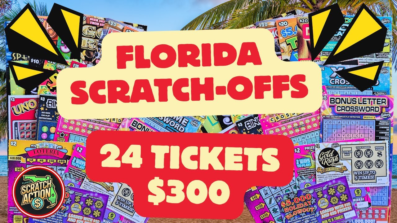 🎟️ Florida Scratch-Offs 🎉 24 Tickets 💵 $300 🤑 v341 - YouTube