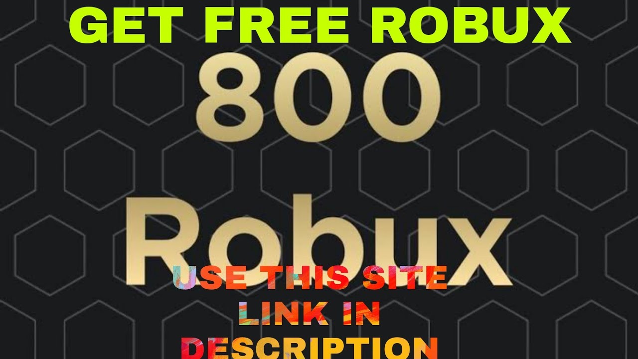 How To Get FREE Robux-Use This Site - YouTube