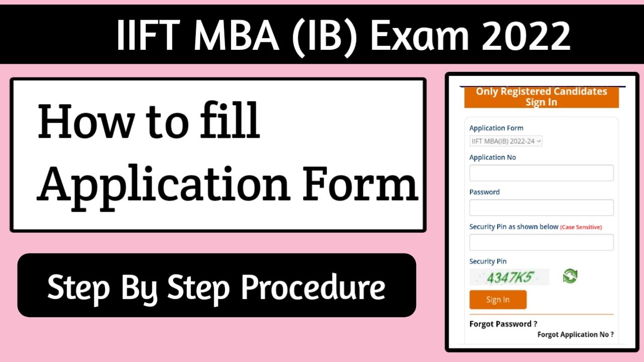 IIFT 2022 Registration started| How to fill iift application form 2022 ...