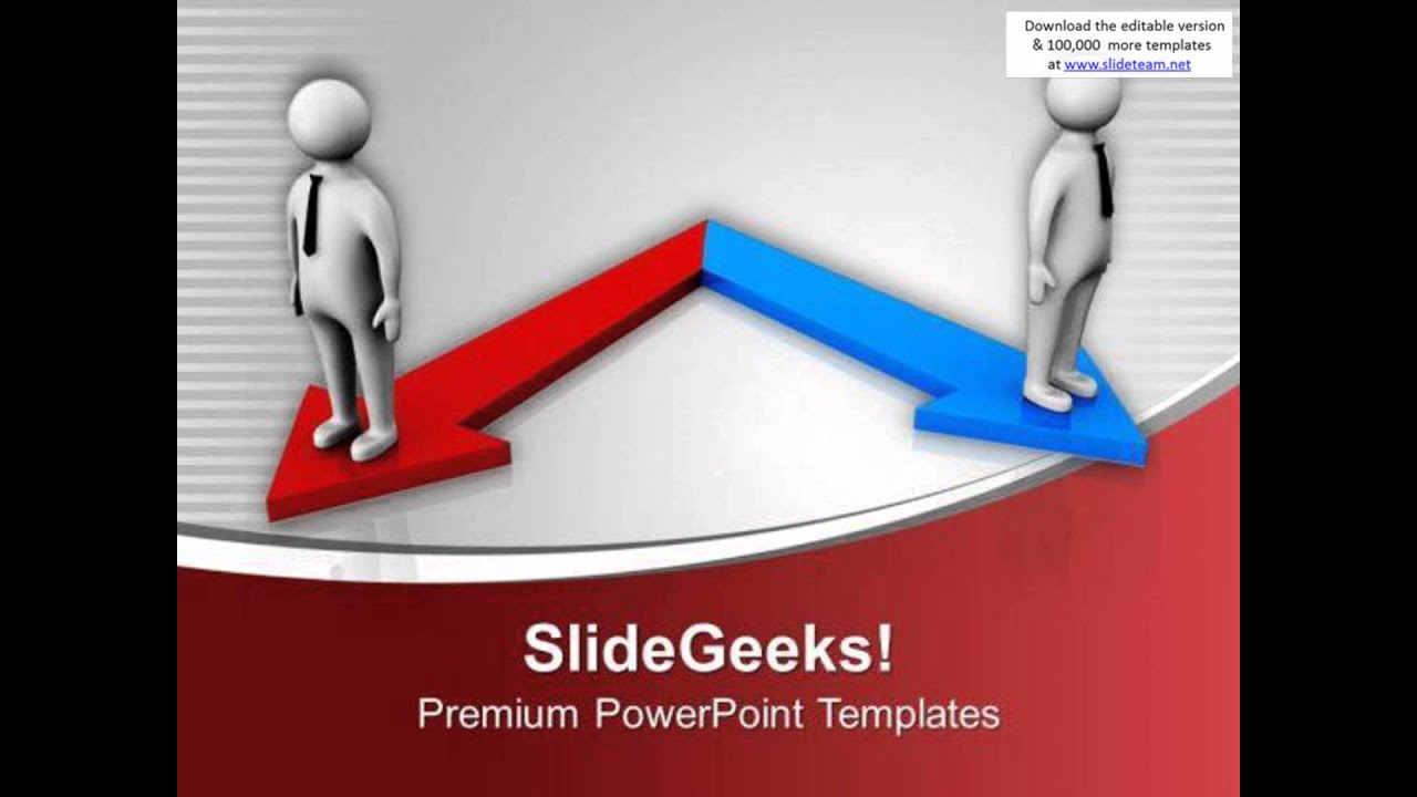two different directions business powerpoint templates ppt backgrounds ...