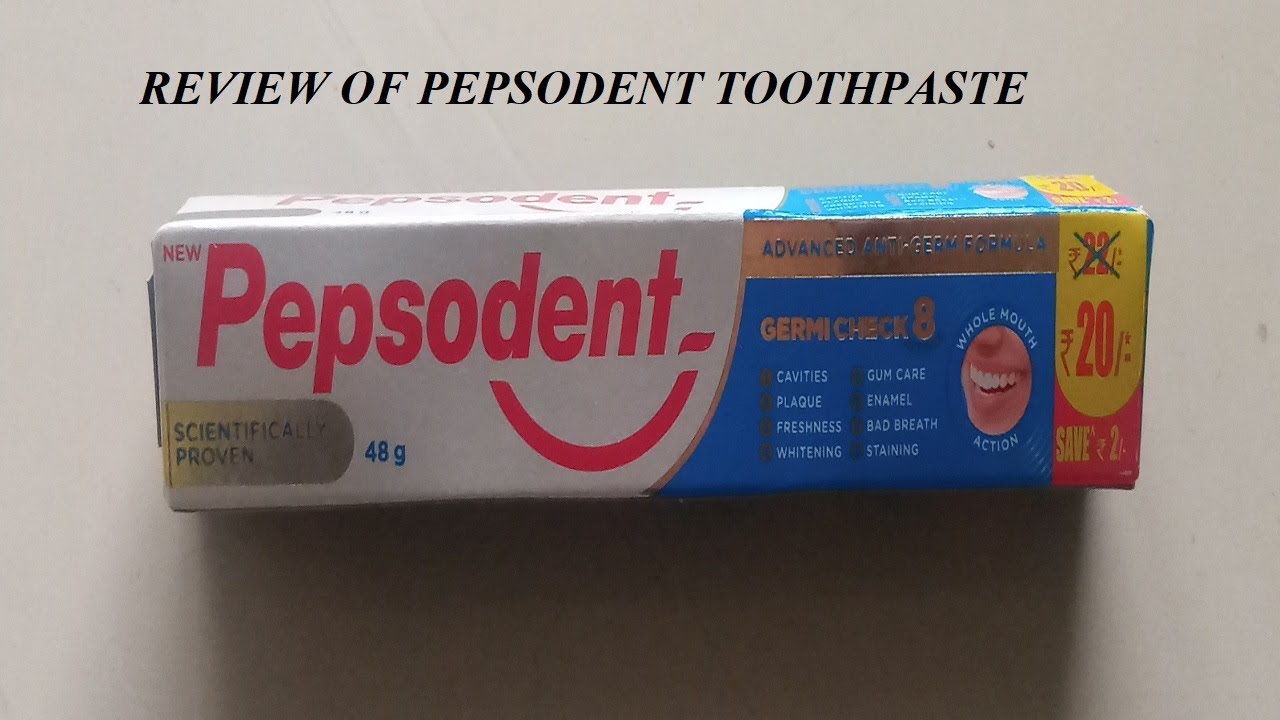 REVIEW OF PEPSODENT TOOTHPASTE | ADVANCED GERM TOOTHPASTE - YouTube