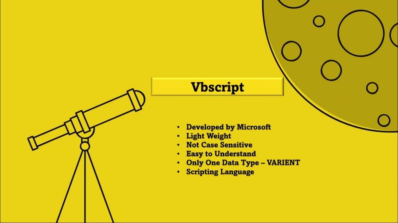 Vbscript - Introduction - YouTube