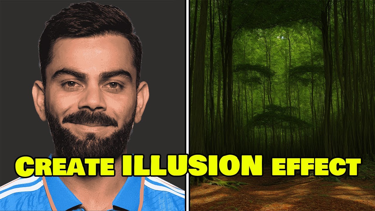 How to Create Illusion Effects on Mobile/ PC | Photo Editing Tutorial ...