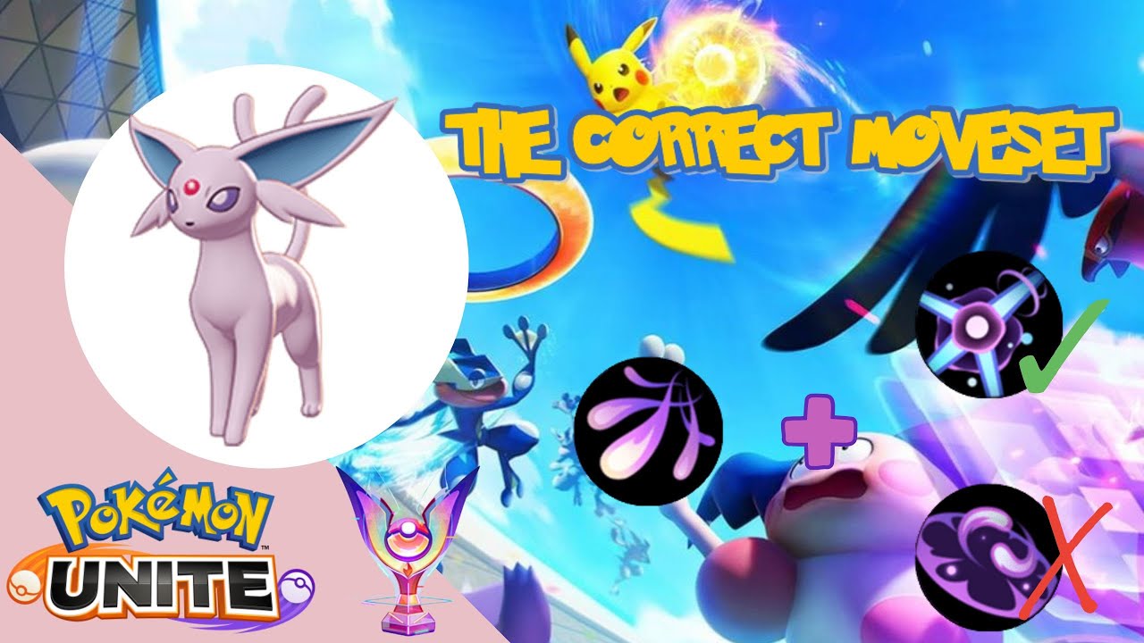 STORED POWER IS THE BETTER BUILD! - Espeon Best Build - Pokémon Unite ...