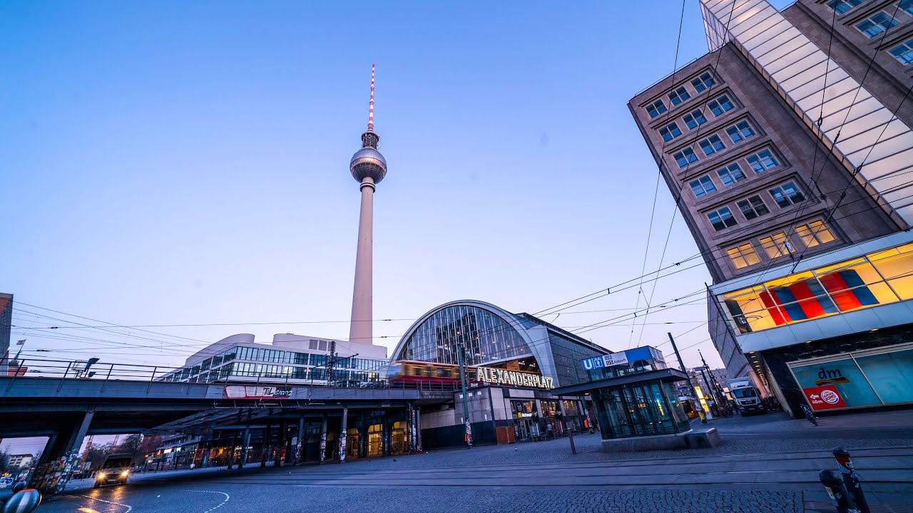 Timelapse of Alexanderplatz in Berlin | (4K) - YouTube