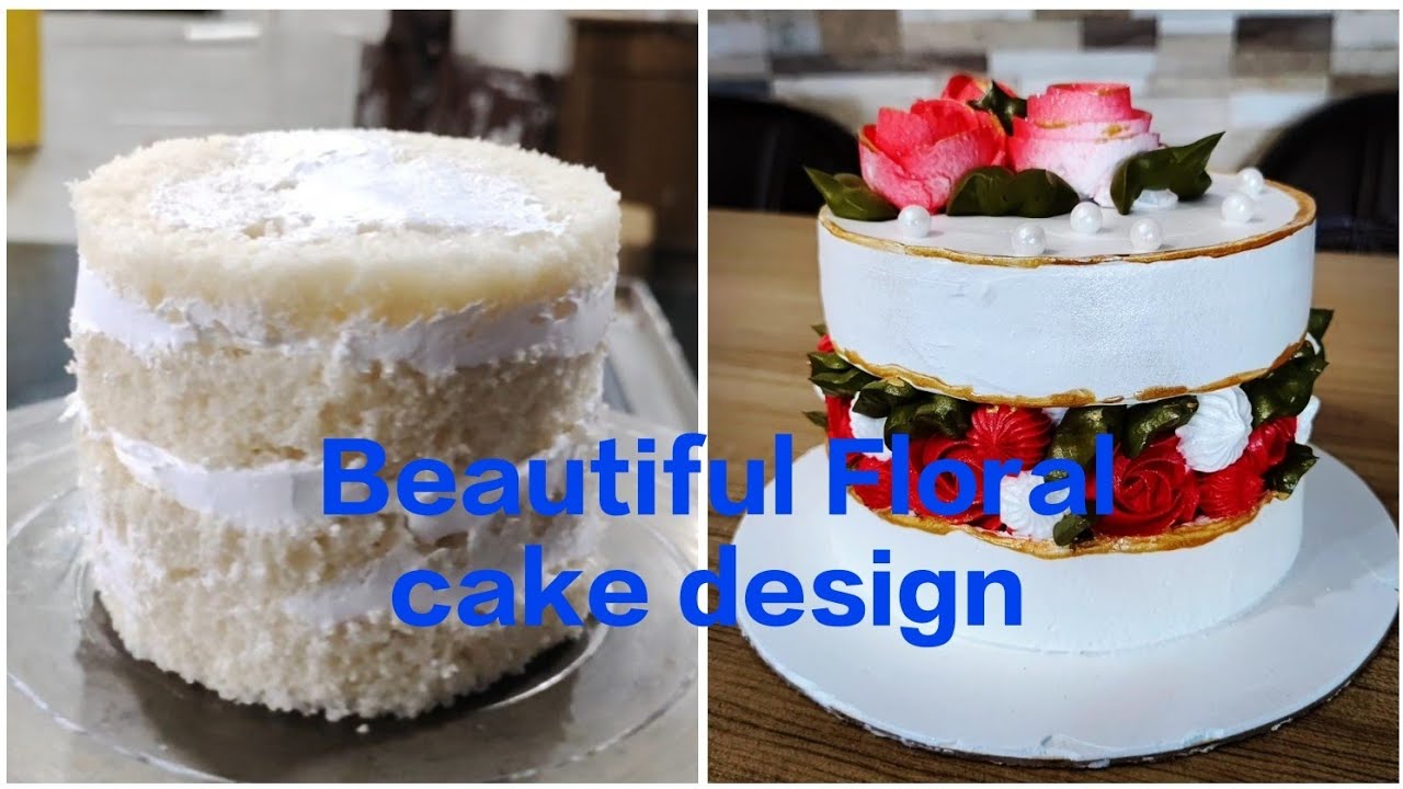 Beautiful floral cake decorating ideas // Flower cake design tutorial ...