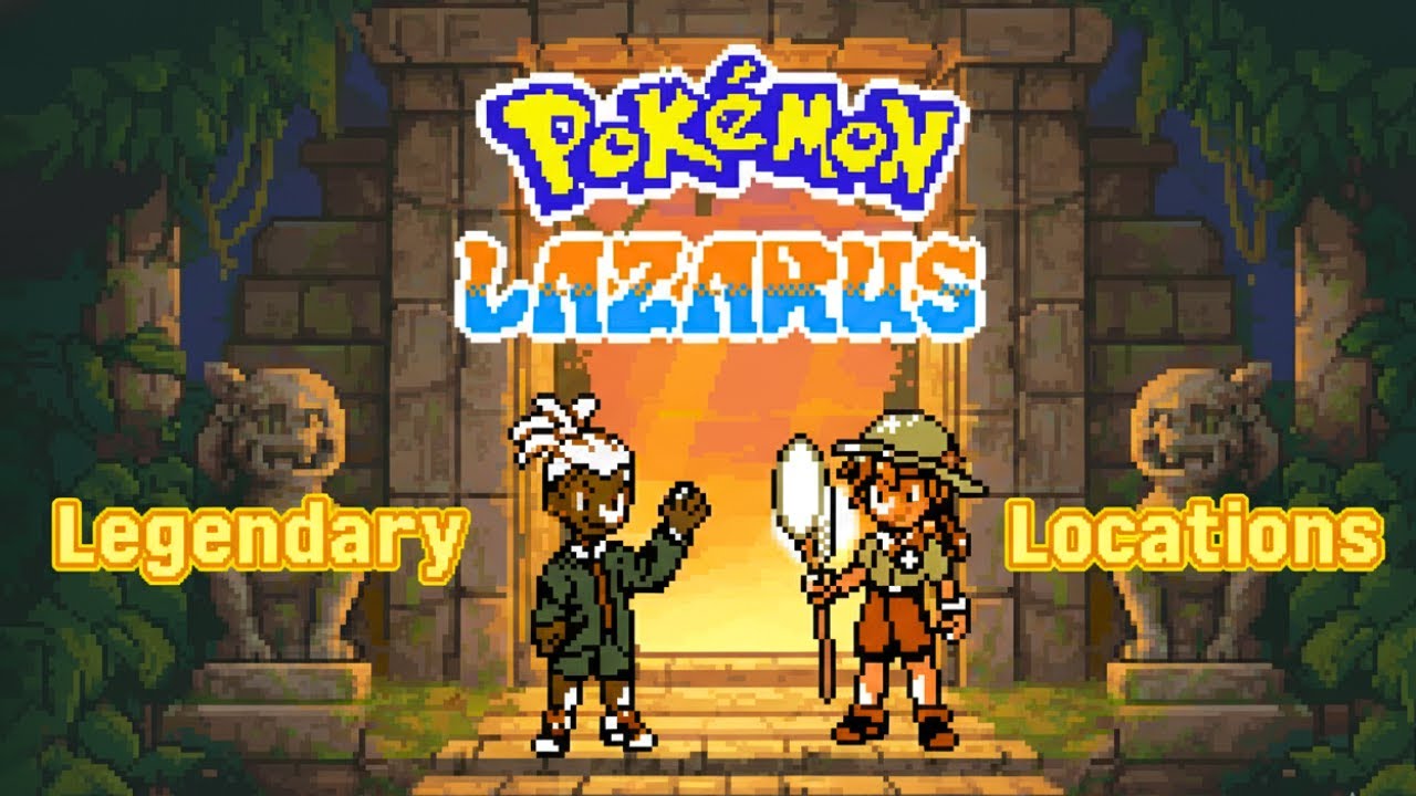 POKEMON LAZARUS LEGENDARY LOCATIONS - YouTube