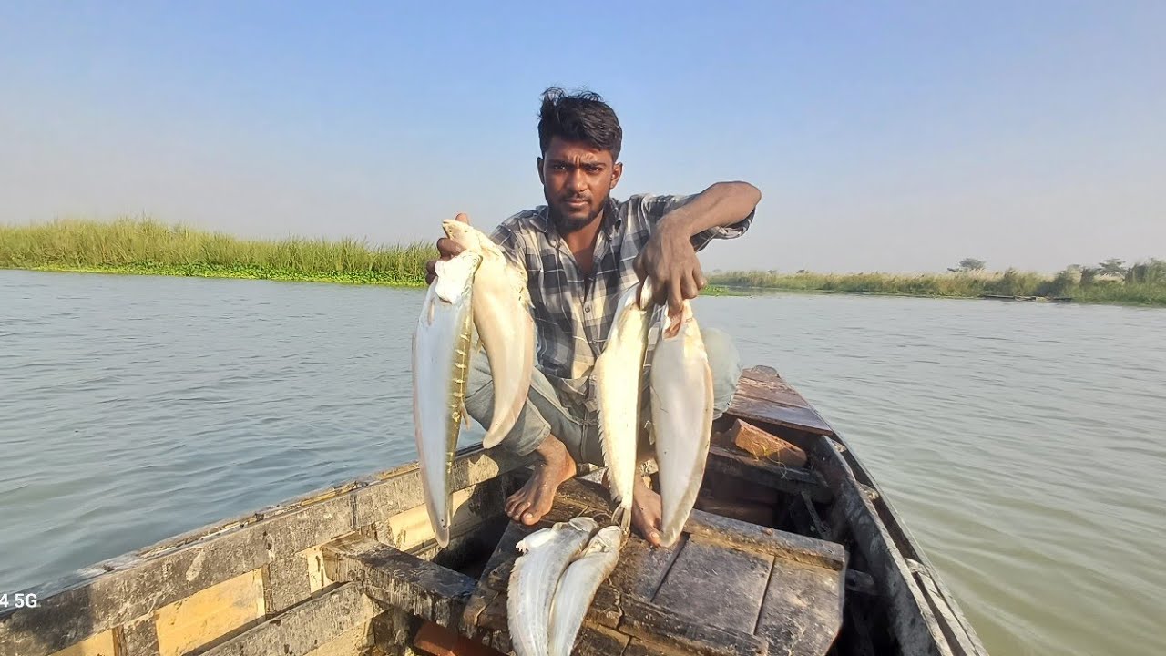 fish catching video in village I Fishing pond florida in india l ...
