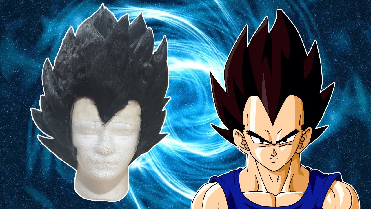 Cosplay Tutorial: Peluca de Vegeta/Vegeta's Wig!! (Dragon Ball) - DIY ...