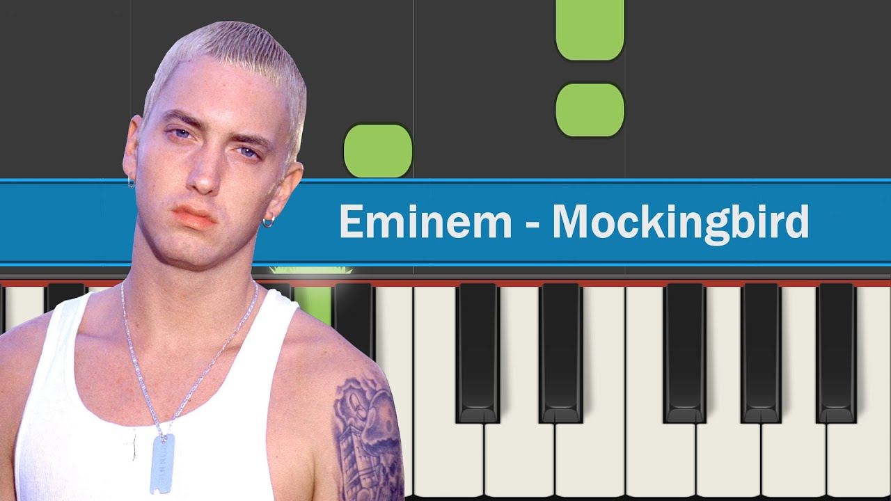 Eminem - Mockingbird | Very Easy Mobile Piano Tutorial - YouTube
