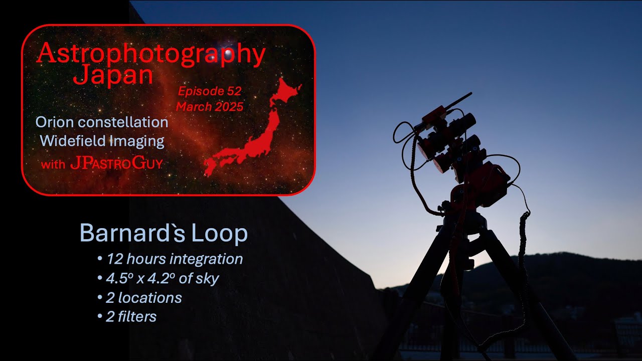 Astrophotography Japan / Barnard`s Loop (Episode 52) - YouTube
