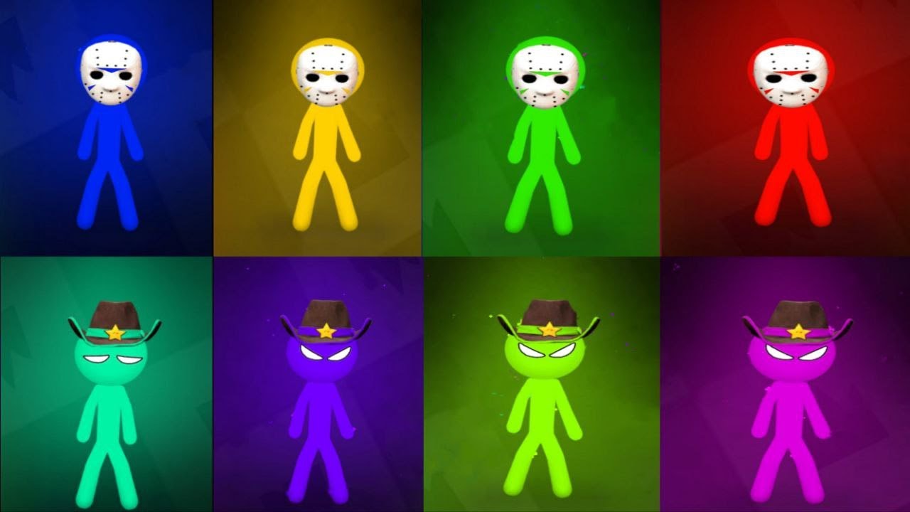 Stickman Funny Random-Stickman Party 1 2 3 4 Games 2022 - YouTube