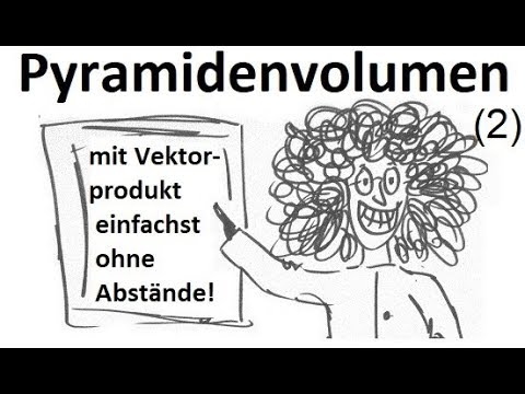 Pyramidenvolumen mit Spatprodukt ohne komplizierte Lotberechnung(2 ...