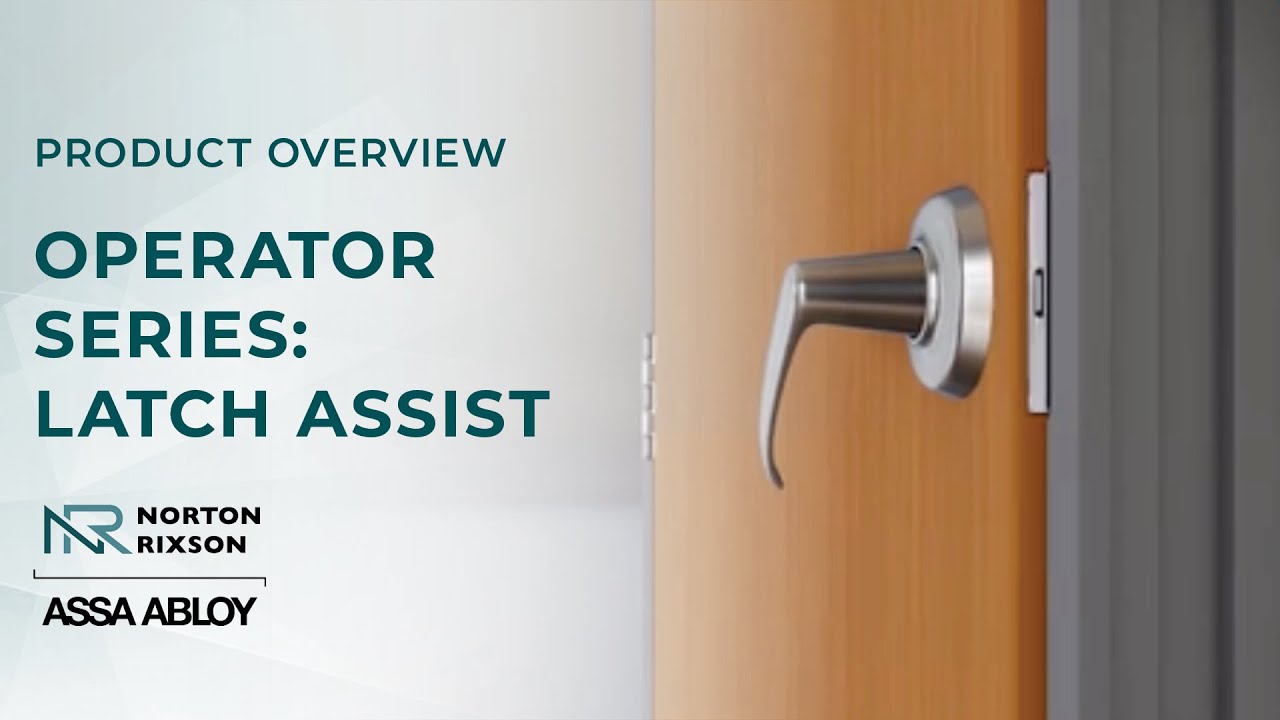 Norton Rixson operator functionality series: Latch assist - YouTube