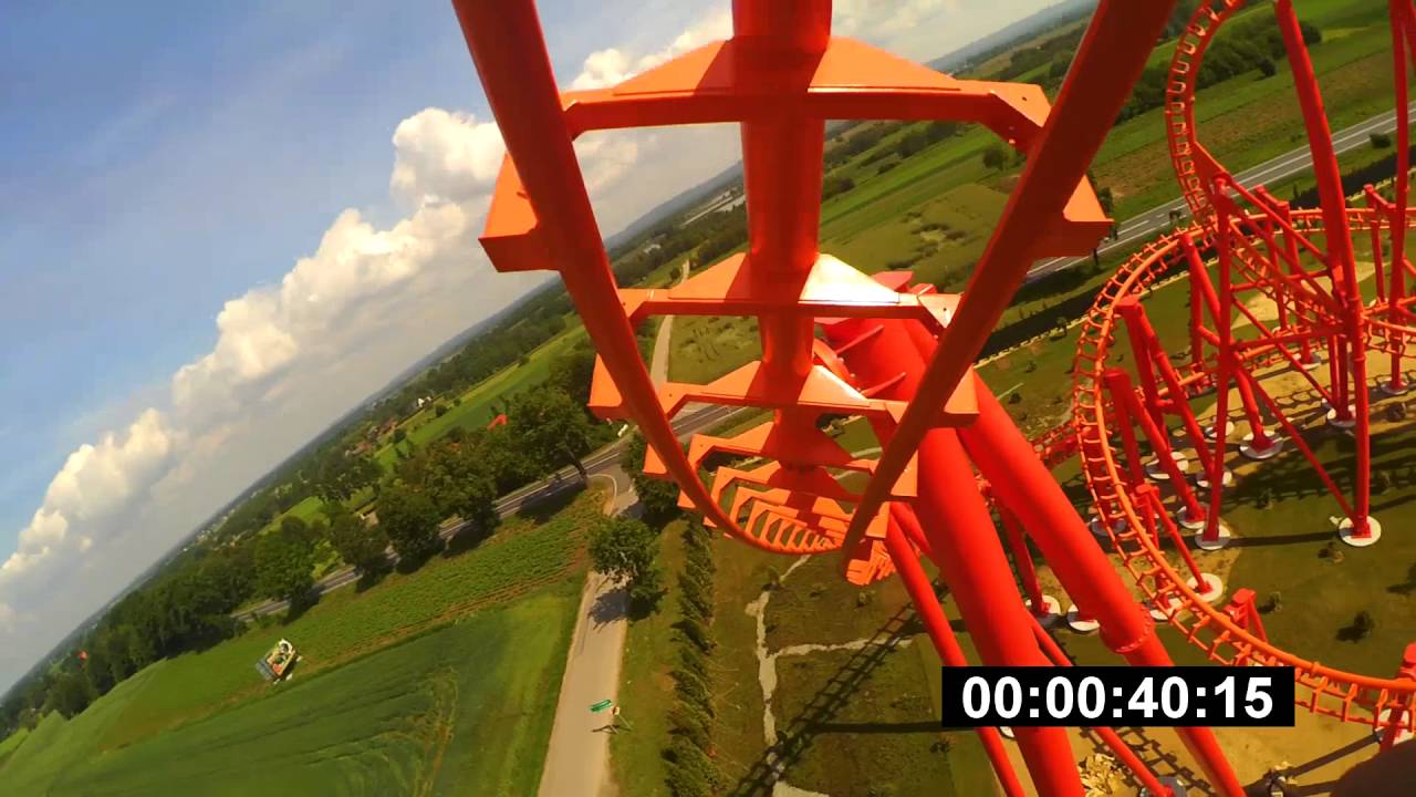 THE MAYAN ROLLER COASTER - ENERGYLANDIA POV | 60FPS - YouTube