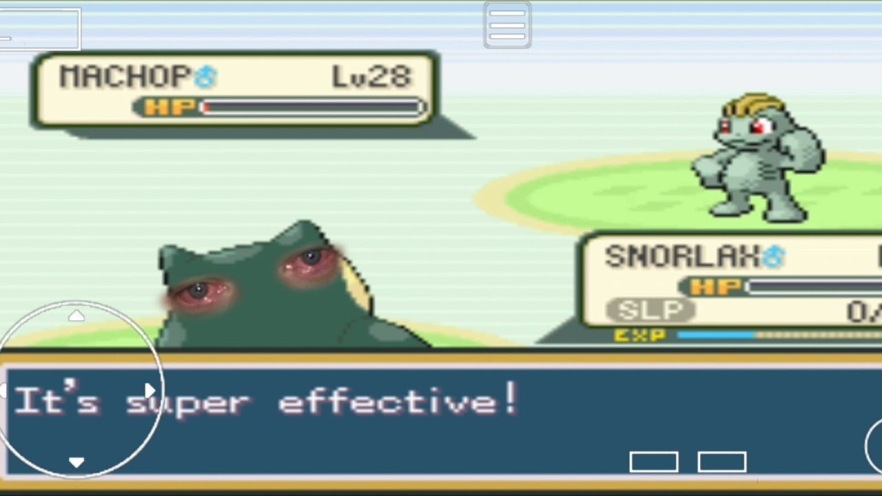 First Time Using SNORLAX [Pokémon Fire red] - YouTube