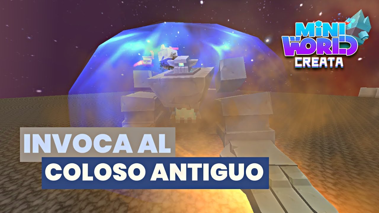 Una aventura espacial Invocación del Coloso en Mini World | Tutoriales - YouTube