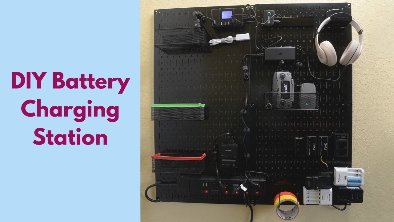 How to Build a Battery Charging Station for Your Camera Gear - YouTube