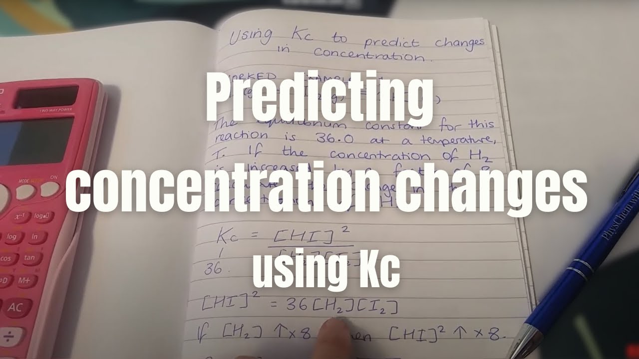 Using the Kc expression to predict changes in concentration - YouTube