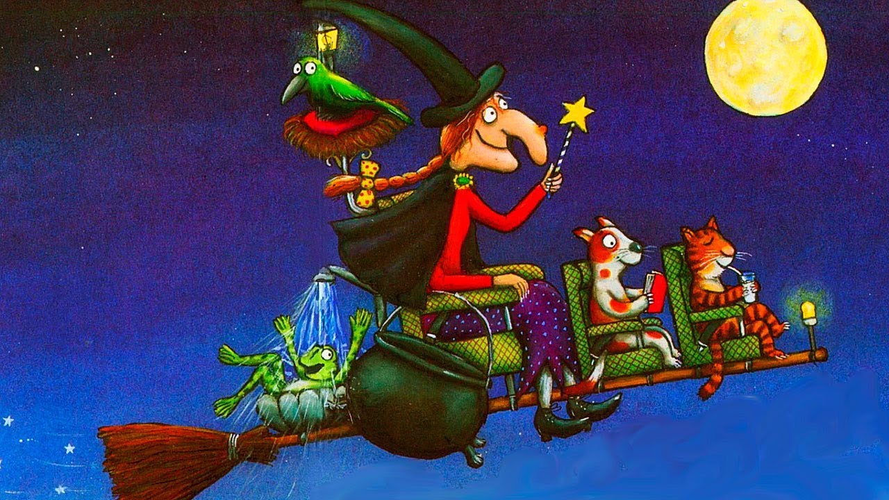 ROOM ON THE BROOM StoryTime kids live pictures in my book STORIES AND ...
