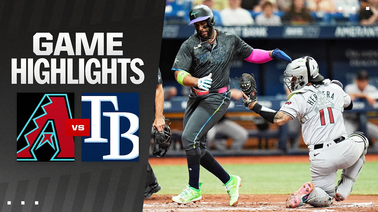 D-backs vs. Rays Game Highlights (8/17/24) | MLB Highlights - YouTube