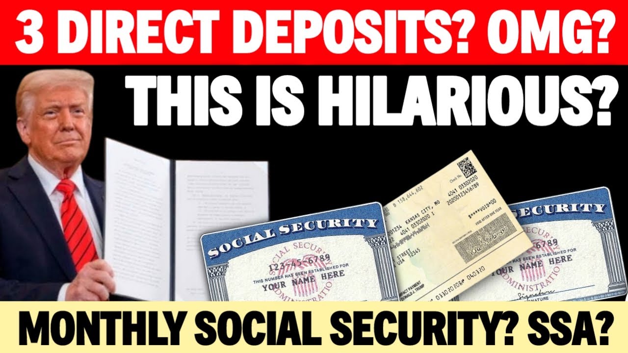 3 DIRECT DEPOSITS? MONTHLY SOCIAL SECURITY DIRECT DEPOSITS? | STIMULUS ...