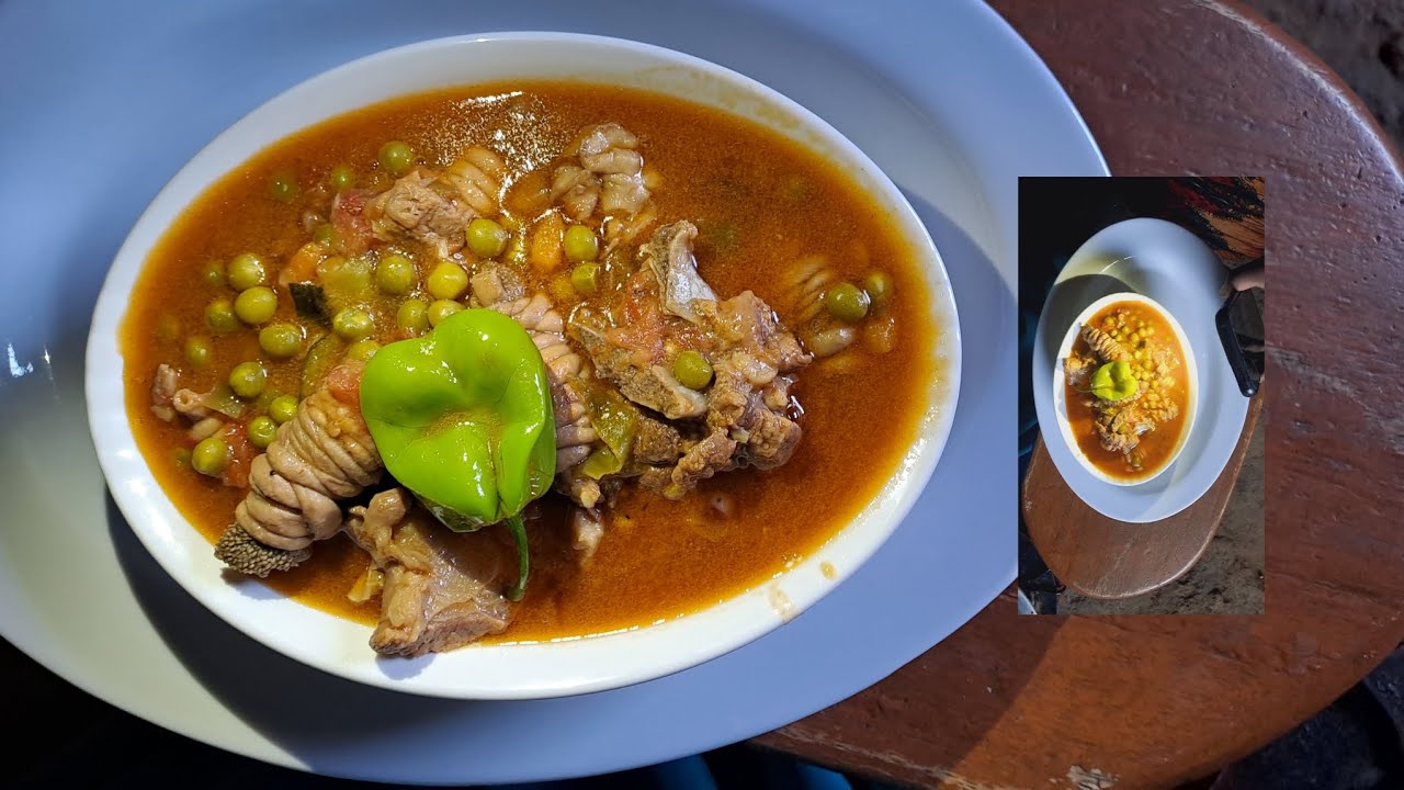 African village life//cooking most authentic goats stew and vegetables ...