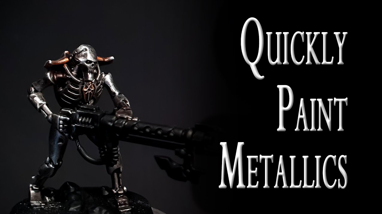 Speed painting metallics - YouTube