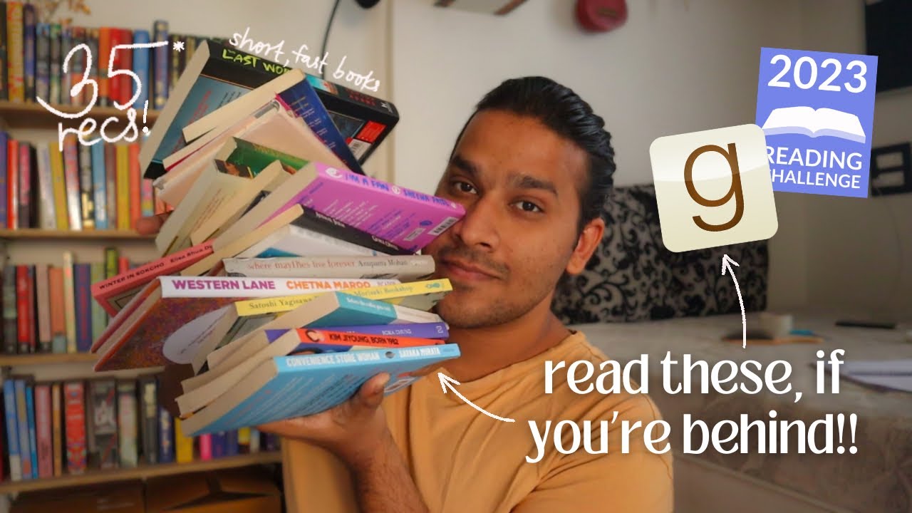 *35* SHORT/FAST-PACED BOOKS to read if you're behind your 2023 ...