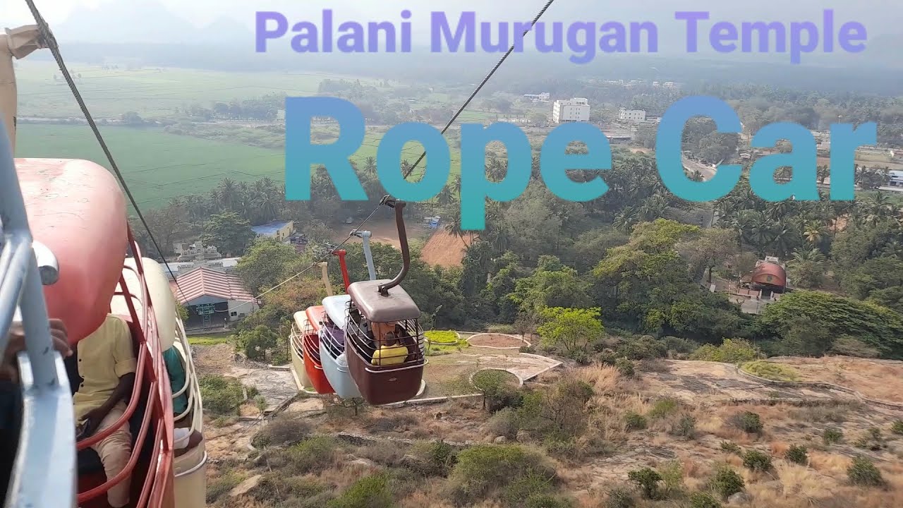 Palani Murugan Temple Cable Car, Palani Murugan Temple Rope car - YouTube